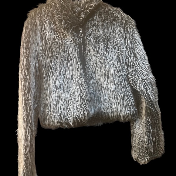 POLA | Jackets & Coats | Furry Faux Jacket | Poshmark